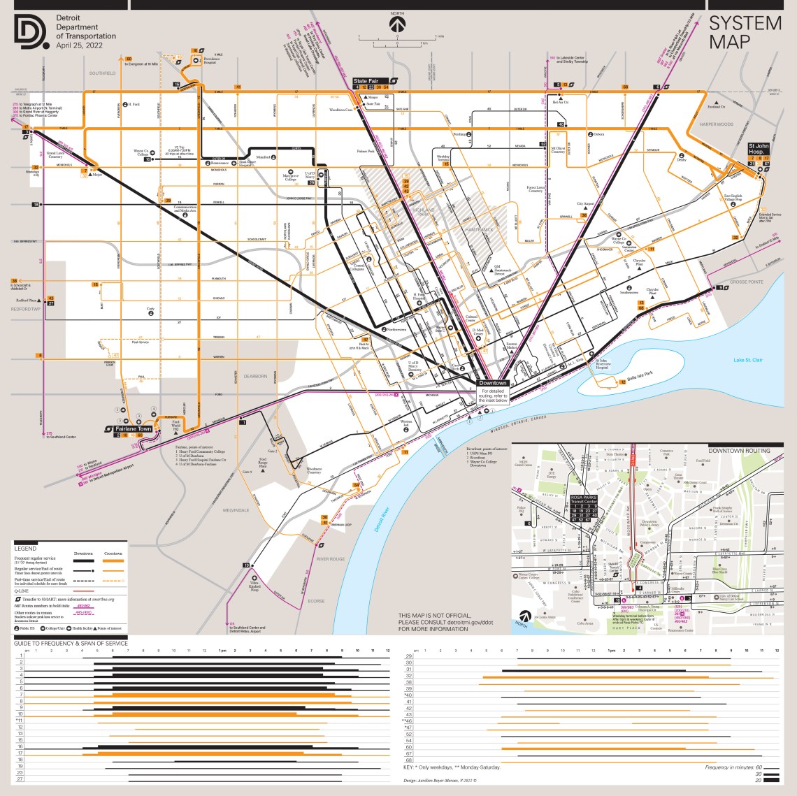 Detroit 2022 Transportation Guide – City & Transit Maps