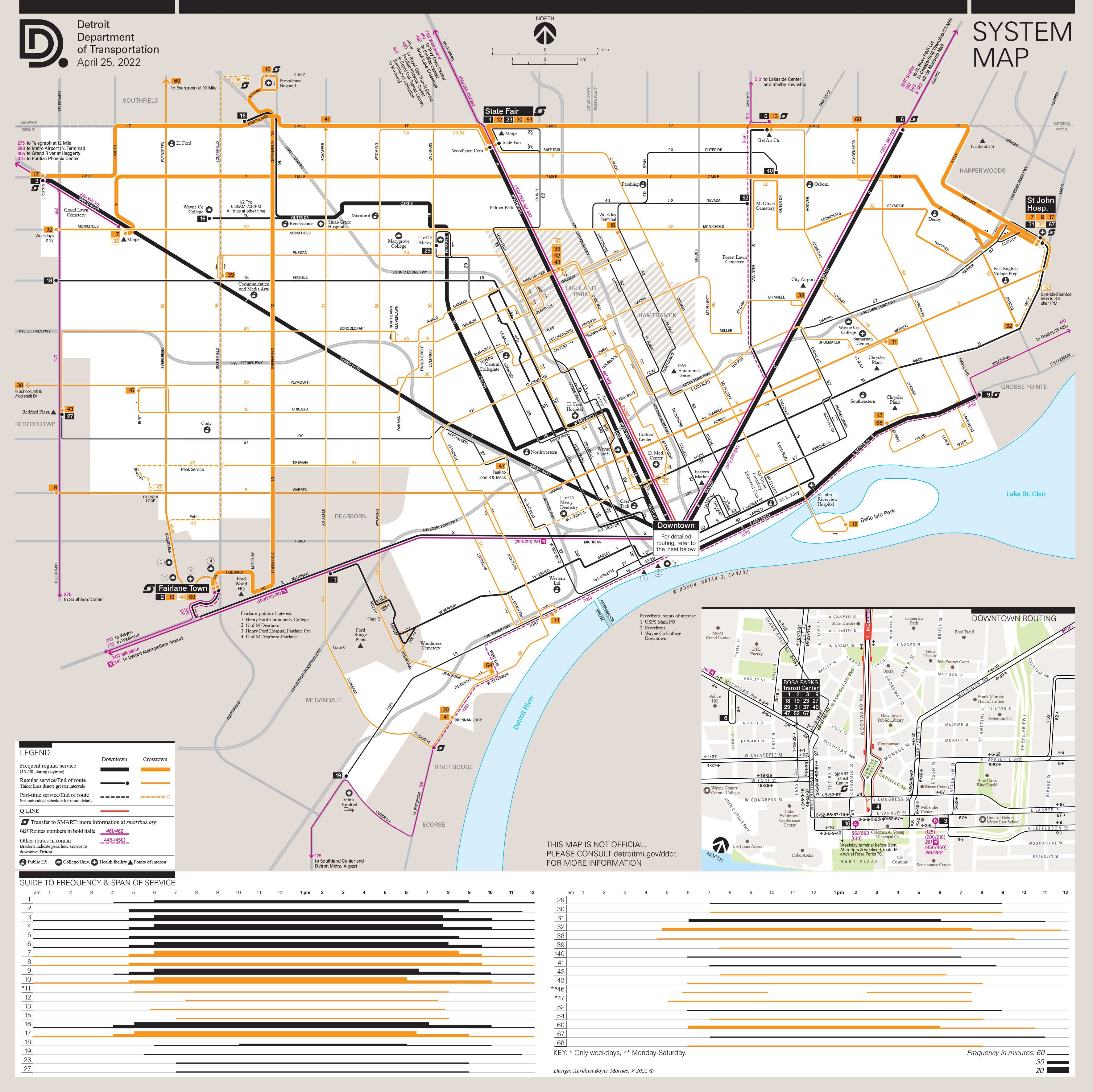 DDoT System Map 25-04-2022-avec tables fréquences – City & Transit Maps